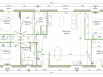Plan De Maison 200m2 Plain Pied | Ventana Blog