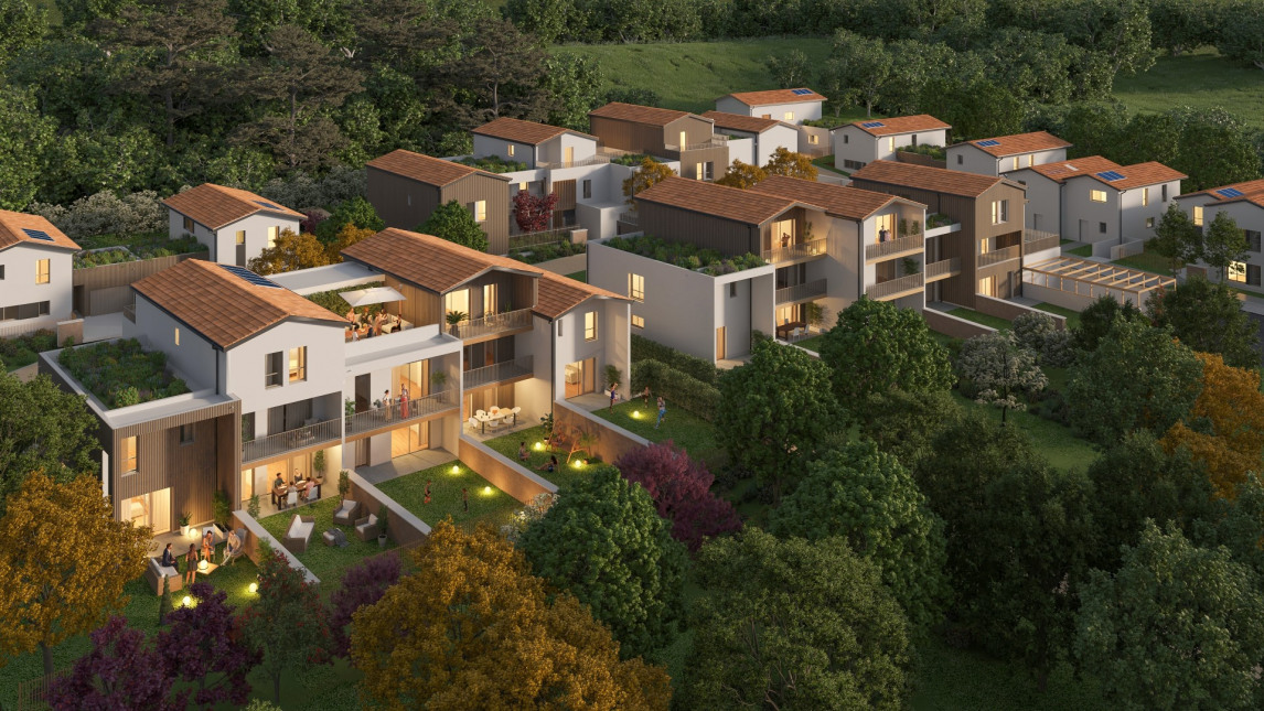 Le Hameau Des Amoureux à Décines Charpieu Programme Immobilier Neuf